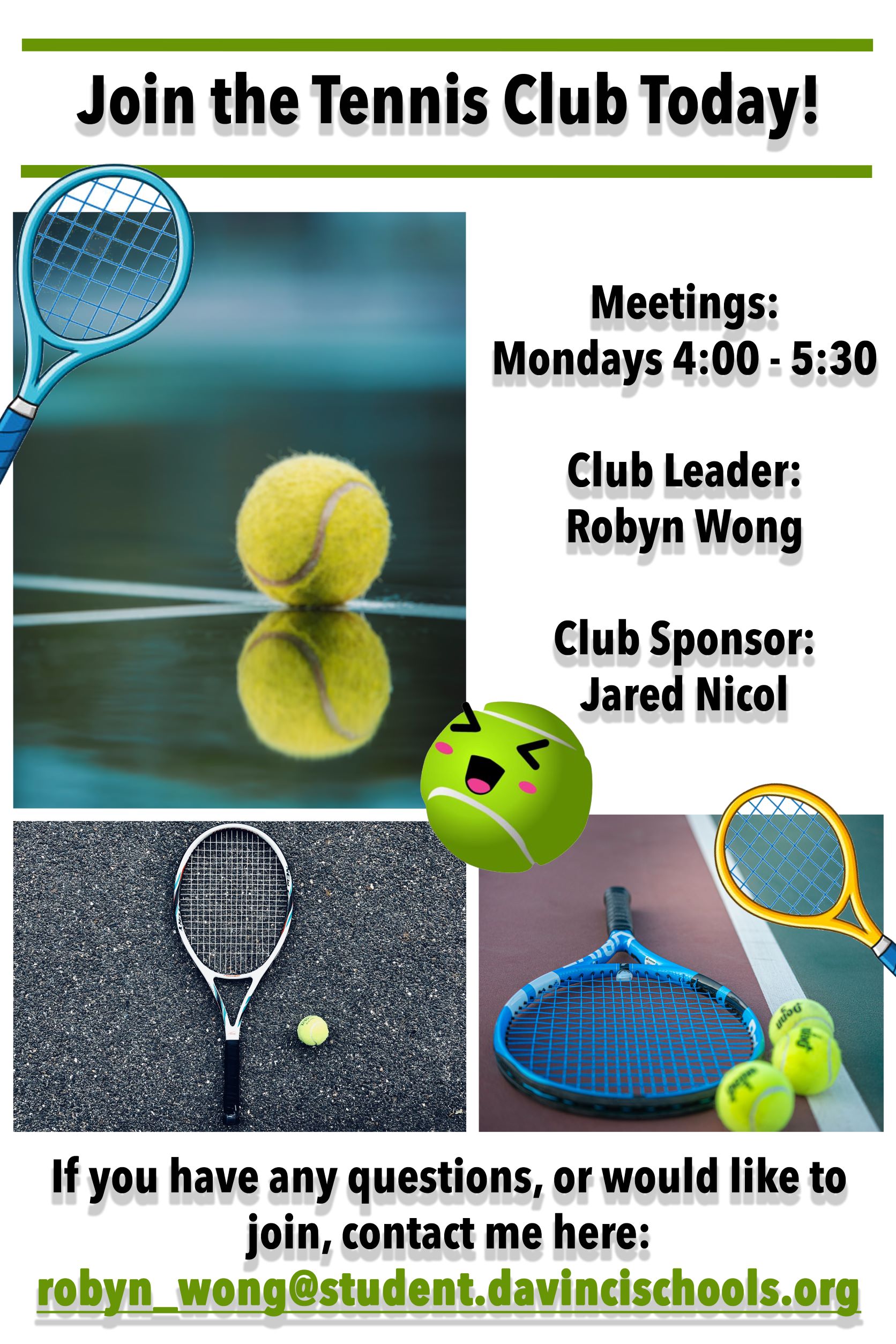 Join the Tennis Club! – Da Vinci Connect High