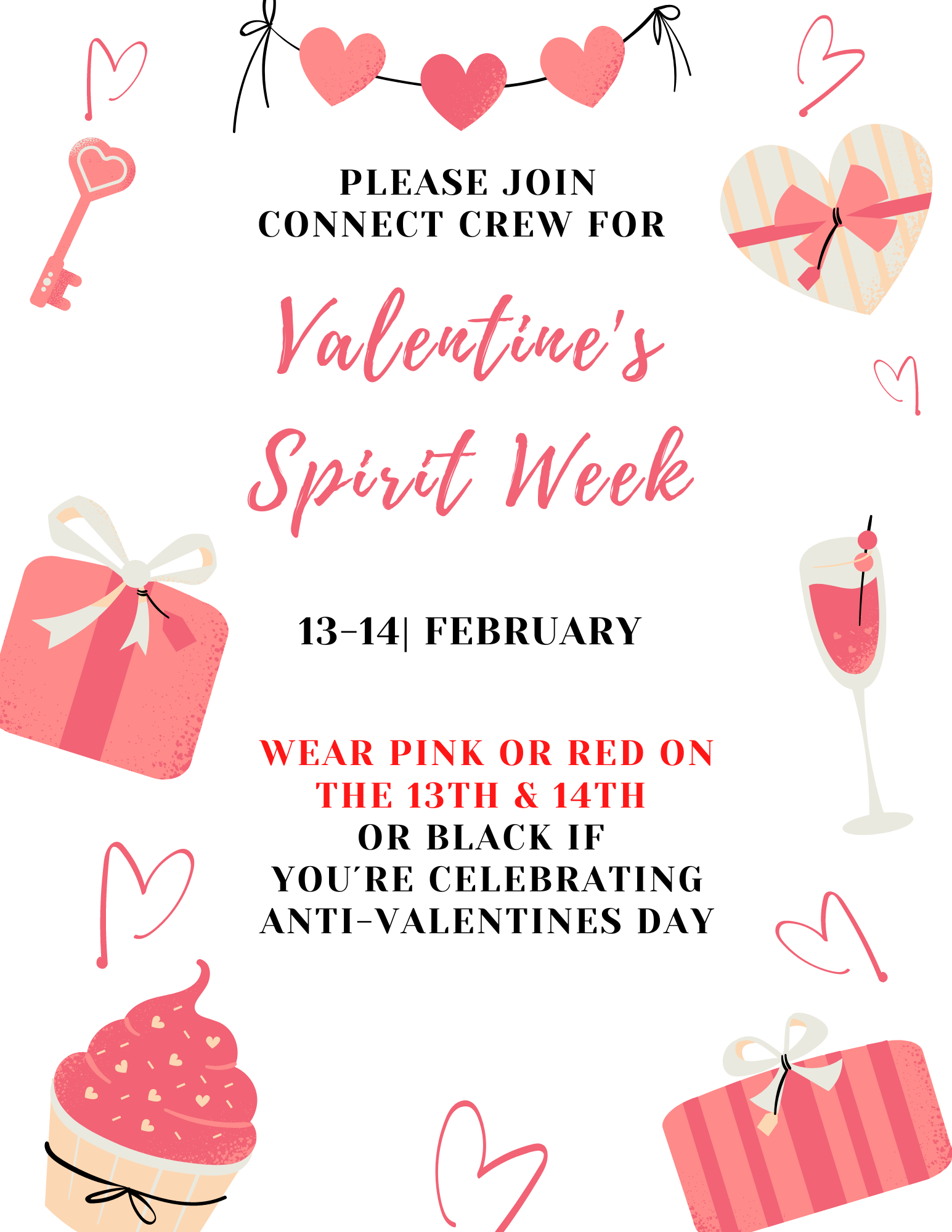 Valentines Spirit Week – Monday, February 13 and Tuesday, February 14 ...
