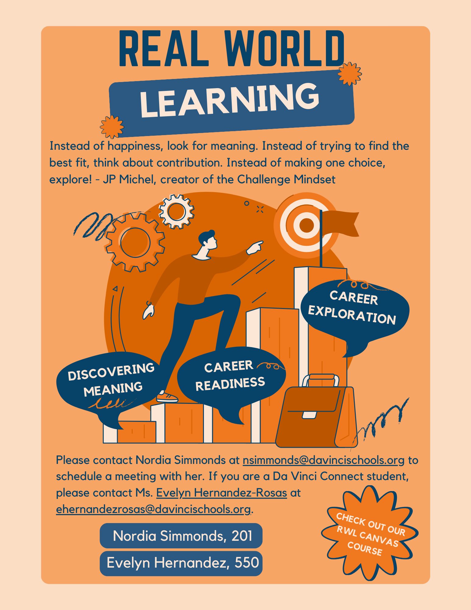 Real World Learning Canvas – Da Vinci Connect High