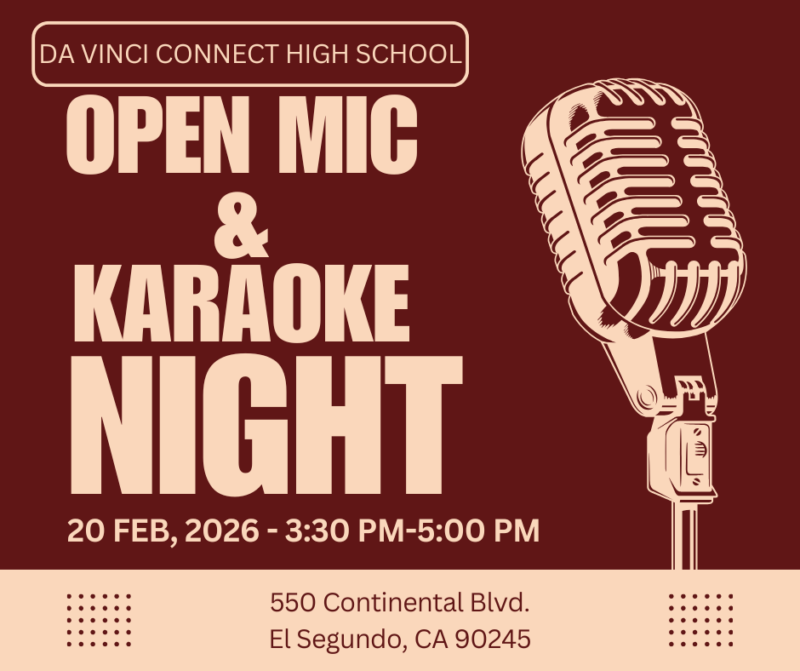 Open MIC Night at Connect High – Da Vinci Connect High
